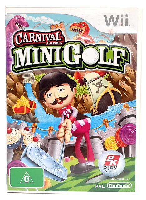 CARNIVAL GAMES MINI Golf Nintendo Wii PAL *Complete* Wii U Compatible ...