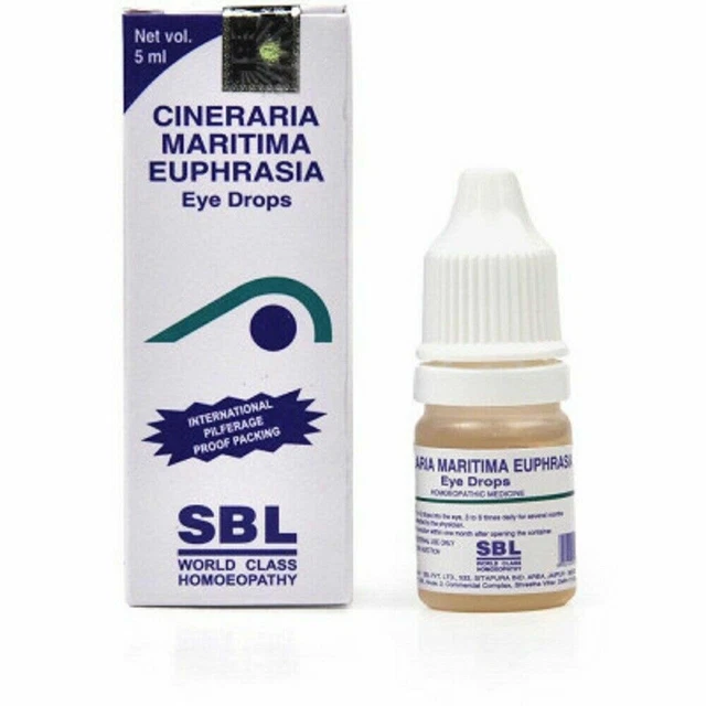 SBL CINÉRAIRE MARITIMA Euphrasia Eye Goutte Chaque 5ml Paquet De 2 EUR ...