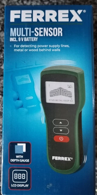 FERREX (ALDI) MULTI Sensore 9v - Rilevatore perno, tubo, linea di ...