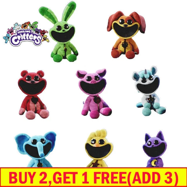 SMILING CRITTERS PLUSH Cartoon Stuffed Soft Animals Doll Toy Kids Gift ...