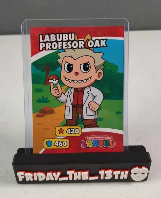 LABUBU PROFESSOR OAK Pokemon Labubu Cards Trading Game Card Peru US ...