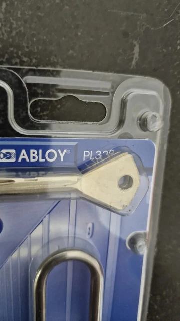 BRAND NEW ABLOY PL320 Padlock. 5mm Shackle 50mm Long With 2 Keys. See ...