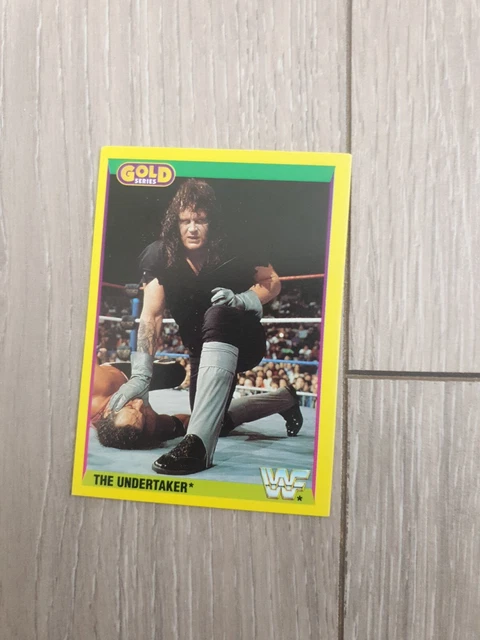 THE UNDERTAKER - Merlin WWF Gold Series Wrestling Card - 1992 - Near ...