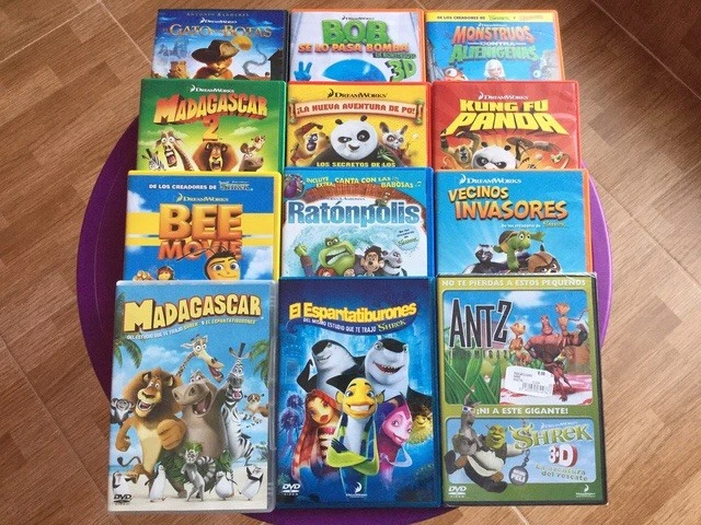 LOTE COLECCIÓN 12 PELICULAS DVD’S DREAMWORKS ANIMATION £52.10 - PicClick UK