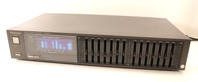 TECHNICS SH-8044 STEREO Graphic Equalizer with LED lit sliders ...