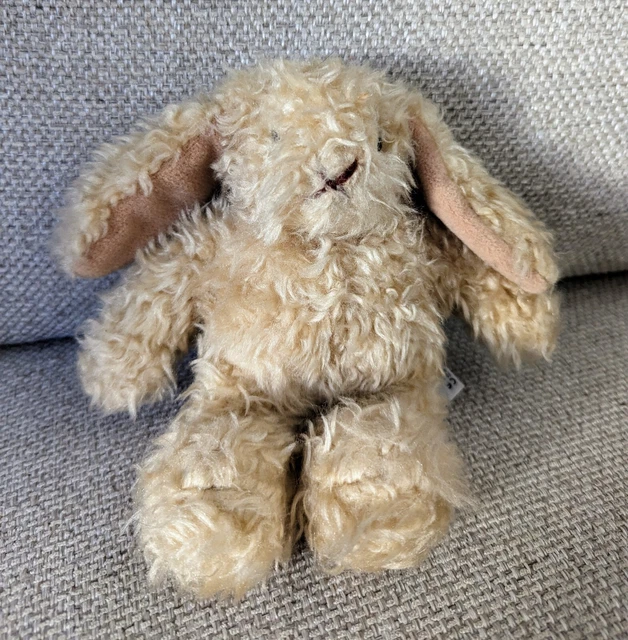 VINTAGE MANHATTAN TOY Company Fluffy Brown Bunny Rabbit Soft Plush Toy 8" Easter £26.71 ...