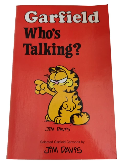 GARFIELD WHO'S TALKING? Comic Buch Jim Davis Taschenbuch Humor Katze ...