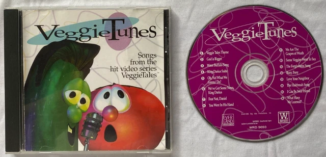 VEGGIETALES - VEGGIETUNES CD 1998 Children's Religious Music Good ...