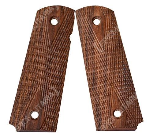 US ARMY PISTOL GRIPS For M1911 / M1911A1 COLT - WW2 Repro Wood Handle ...