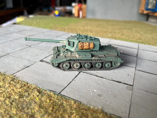 BRITISH ARMY 1950S Territorial army Charioteer tank, 1/72 wargames ...
