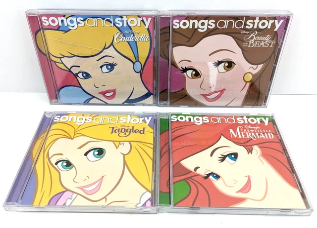 DISNEY PRINCESS - Songs & Story Lot of 4 CDs - Little Mermaid ...