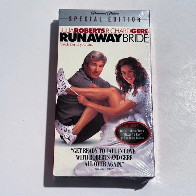 RUNAWAY BRIDE VHS 2000 Special Edition Sealed Julia Roberts Richard ...