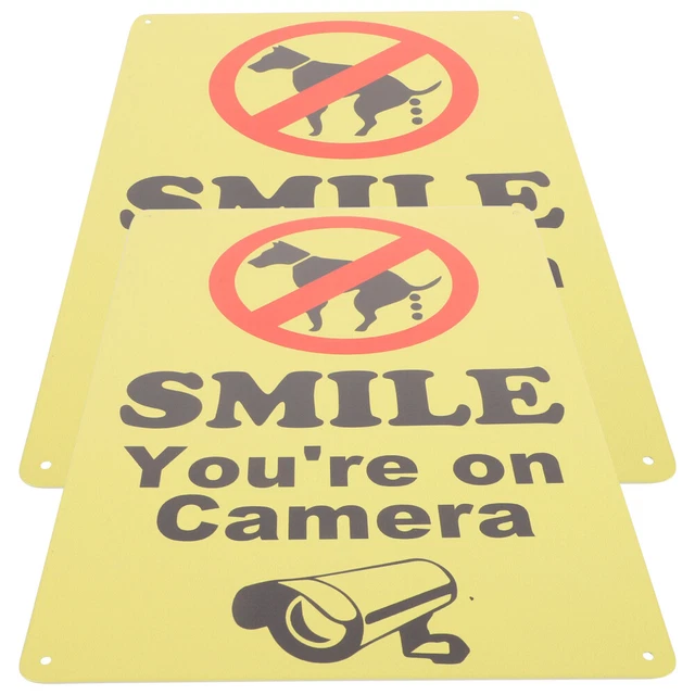CARTELLI NO POOP & Pee Dog, 2 x ringraziamenti e nota fotocamera, 20 x ...