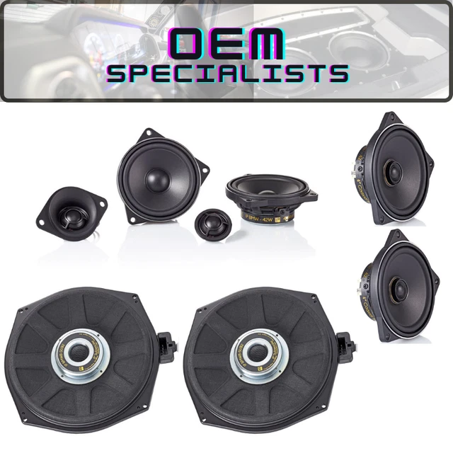 Bmw Full Speaker And Sub Upgrade Morel Ip Bmw 180w Rms Plug And Play Bmw 5 Series £152500