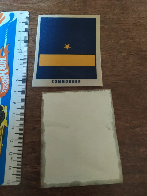 VINTAGE 70'S MILITARY Grades Satin Sticker Commodore £6.14 - PicClick UK