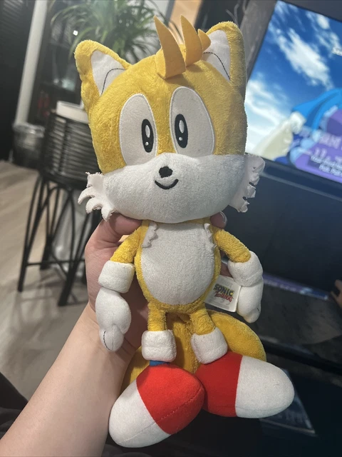 TOMY TAILS PLUSH Sonic The Hedgehog Rare 12 Inch Sega Plush Stuffed Toy ...