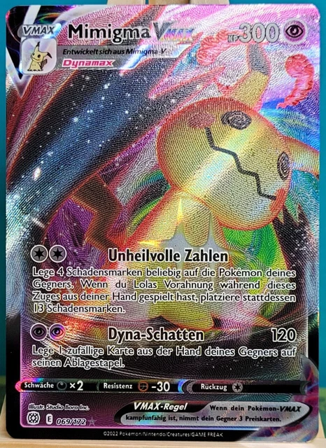 POKEMON - STRAHLENDE Sterne - Mimigma VMAX - 069/172 - deutsch EUR 6,95 - PicClick DE