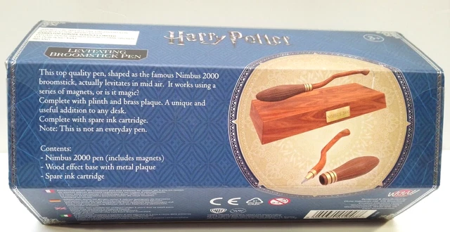 HARRY POTTER LEVITATING Nimbus 2000 Broomstick Pen Floating Ex-Display ...