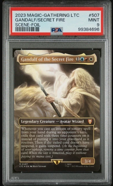 MTG GANDALF OF the Secret Fire Scene FOIL Lord of the Rings (LTC) 507 ...