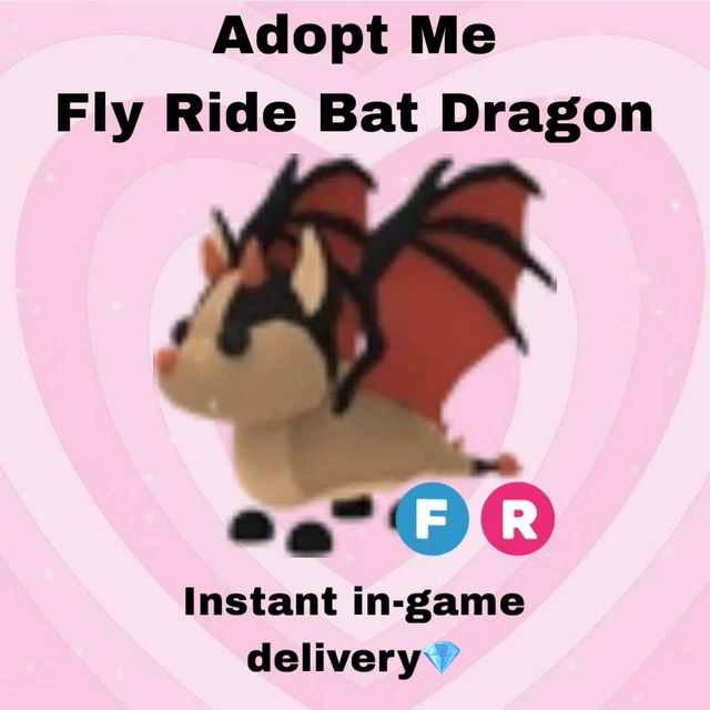 ADOPT ME PETS FR Bat Dragon (Fly Ride) Pet - SAME DAY DELIVERY! EUR 219 ...