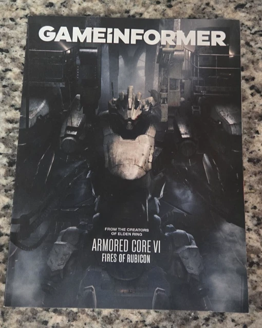 GAME INFORMER MAGAZINE Armored Core VI 6 July 2023 Issue #357 £3.70 ...