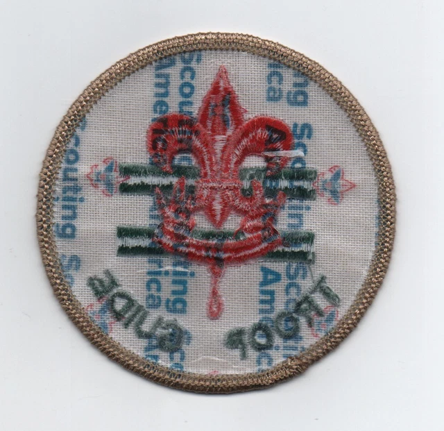 TROOP GUIDE PATCH (2025), Tan Brd, New "Scouting America" Backing, Mint ...