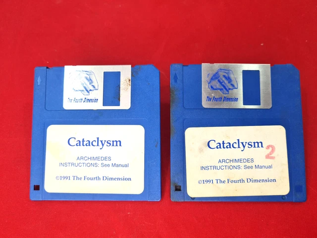 CATACLYSM JEU ACORN Archimedes Risc OS The Fourth Dimension 1991 EUR 44 ...