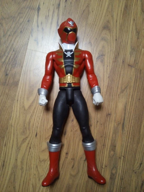 LARGE RED POWER Ranger Poseable 20 Inch Action Figure Super Megaforce £ ...