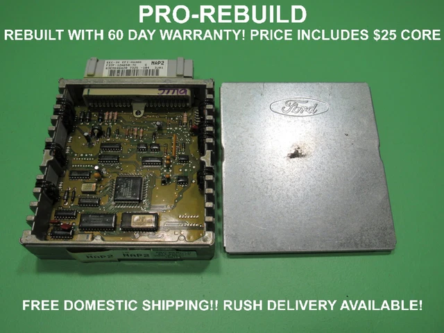 NAP2 93 FORD RANGER 4.0l MT ECU ECM PCM ENGINE COMPUTER F37F-12A650-TC ...