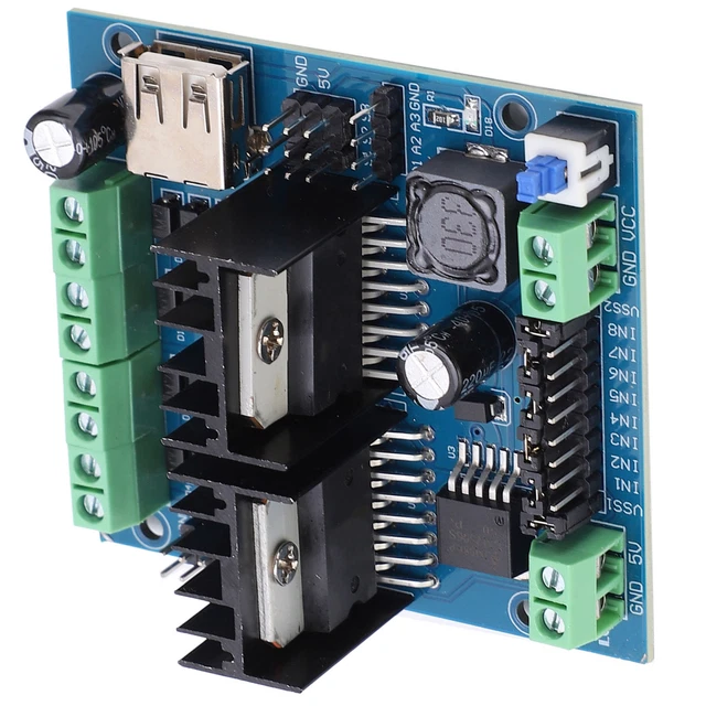 Modulo Driver Pcb L298n Doppio L298n2a Motore Auto Intelligente 4 Canali Ad Alta Potenza Eur 11