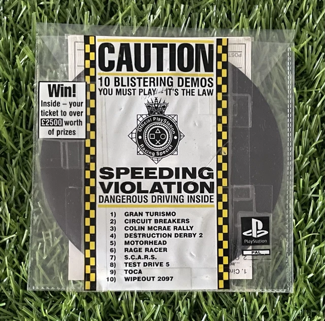 OFFICIAL PLAYSTATION MAGAZINE Racing Special PS1 Demo Disc 1998 ...