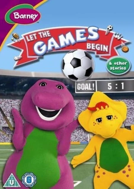 BARNEY & FRIENDS LET THE GAMES BEGIN sport DVD ...