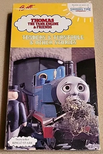 THOMAS THE TANK Engine: Tenders & Turntable (VHS, 1990) Trains Ringo ...