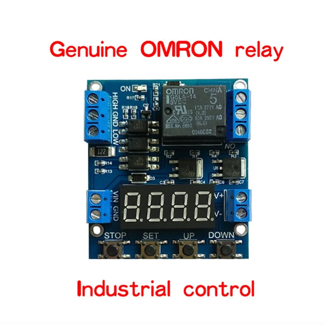 1-CHANNEL RELAY MODULE Trigger Delay Cycle Timer Circuit Switch ...