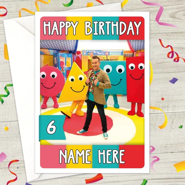 MISTER MAKER PERSONALISED Birthday Card - cbeebies phil gallagher arts ...
