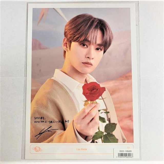 MINI AFFICHE OFFICIELLE Stray Kids Lee Know JAPAN SEASON’S GREETINGS ...