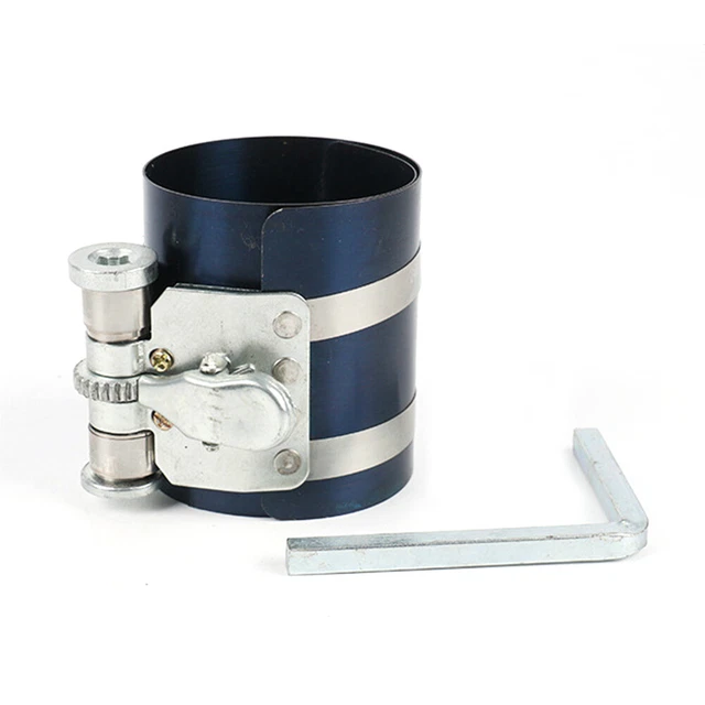 PISTON RING COMPRESSOR Removal Ratchet Type Clamp Remover with Pliers ...