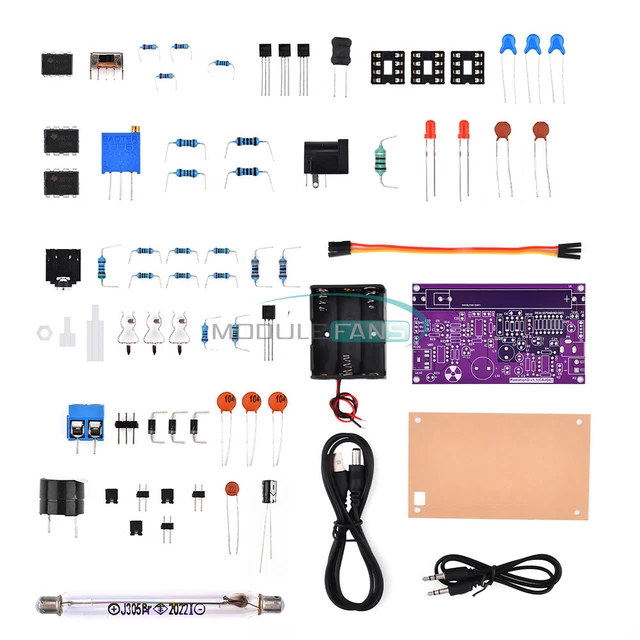 DIY KIT GEIGER Counter Module Nuclear Radiation Detector With Sound ...