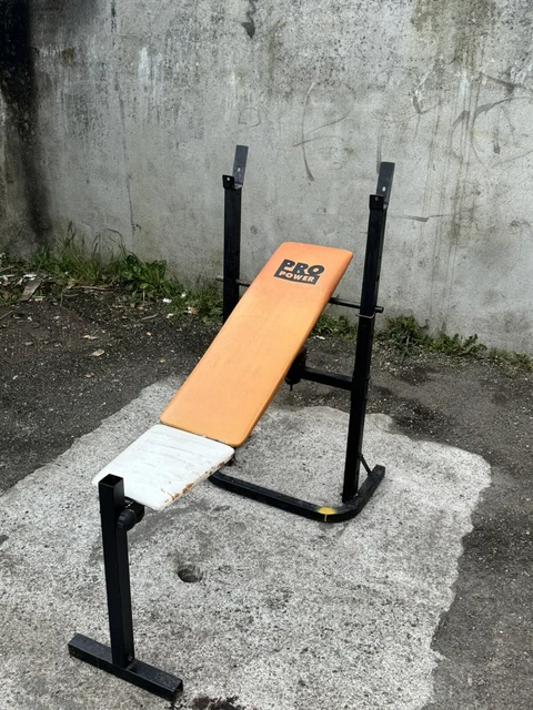 GYM BUNDLE: PRO Power bench + 20kg 7ft Olympic Barbell and 30kg bumper ...