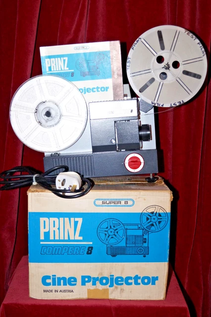 PRINZ COMPERE SUPER 8mm CINE FILM PROJECTOR (with new A1/17 Lamp) Great ...