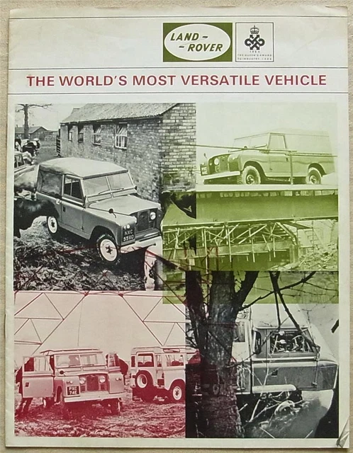 LAND ROVER SALES Brochure 1966 #703/A FORWARD CONTROL Long REGULAR ...