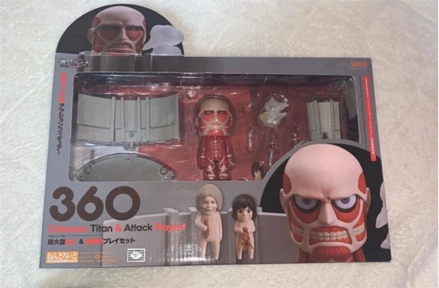 FIGURINE NENDOROID 360 Attack on Titan Colossus Titan & Attack Playset ...