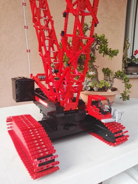 LEGO TECHNIC MOC gru crane Liebherr Lr 1600 Mammoet rc - no istruzioni ...
