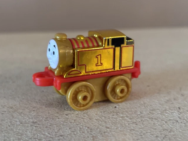 FISHER PRICE THOMAS and Friends Mini GOLDEN THOMAS Collectable Mini ...