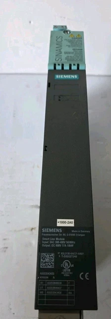 SIEMENS SINAMICS SMART Line Module 6SL3130-6AE21-0AB1 $499.99 - PicClick