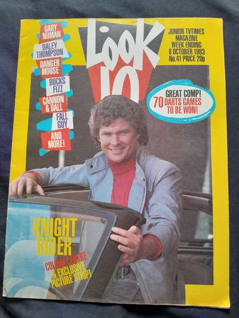 LOOK IN VINTAGE Magazine October 1983 Knight Rider £9.03 - PicClick UK
