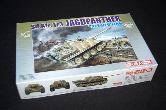 DRAGON 1/72 SCALE Sd.Kfz.173 Jagdpanther Late Version Model Kit £0.99 ...