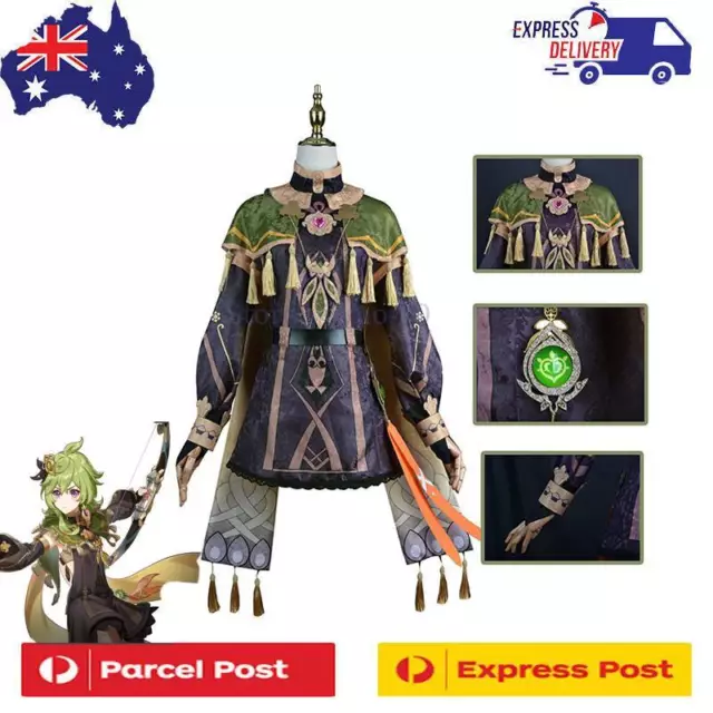 GENSHIN IMPACT COLLEI Cosplay Costume Outfits Halloween Carnival Suit ...