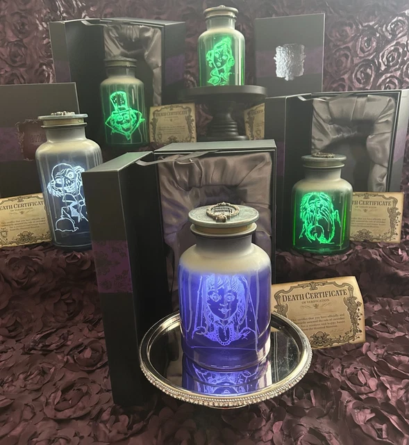 DISNEY THE HAUNTED Mansion 50th Anniversary Host A Ghost Spirit Jars ...