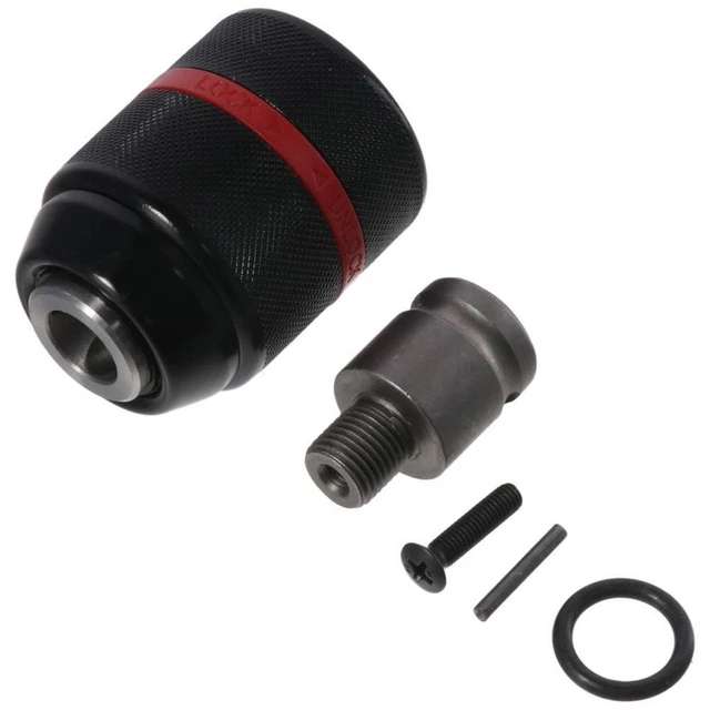 SDS-PLUS SHANK ADAPTER Heavy Duty 1.5-13mm Keyless Drill Impact Driver ...